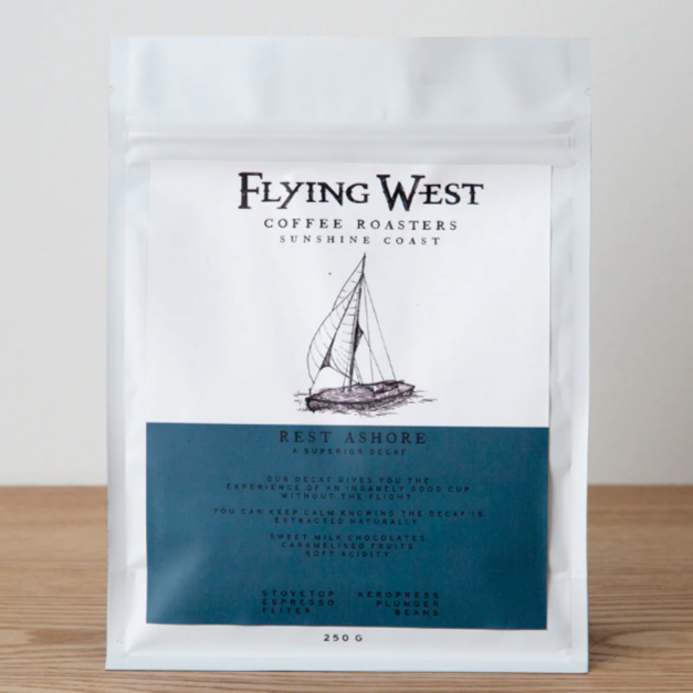 Flying West Coffee Roasters Organic Rest Ashore Decaf – The Prickly ...