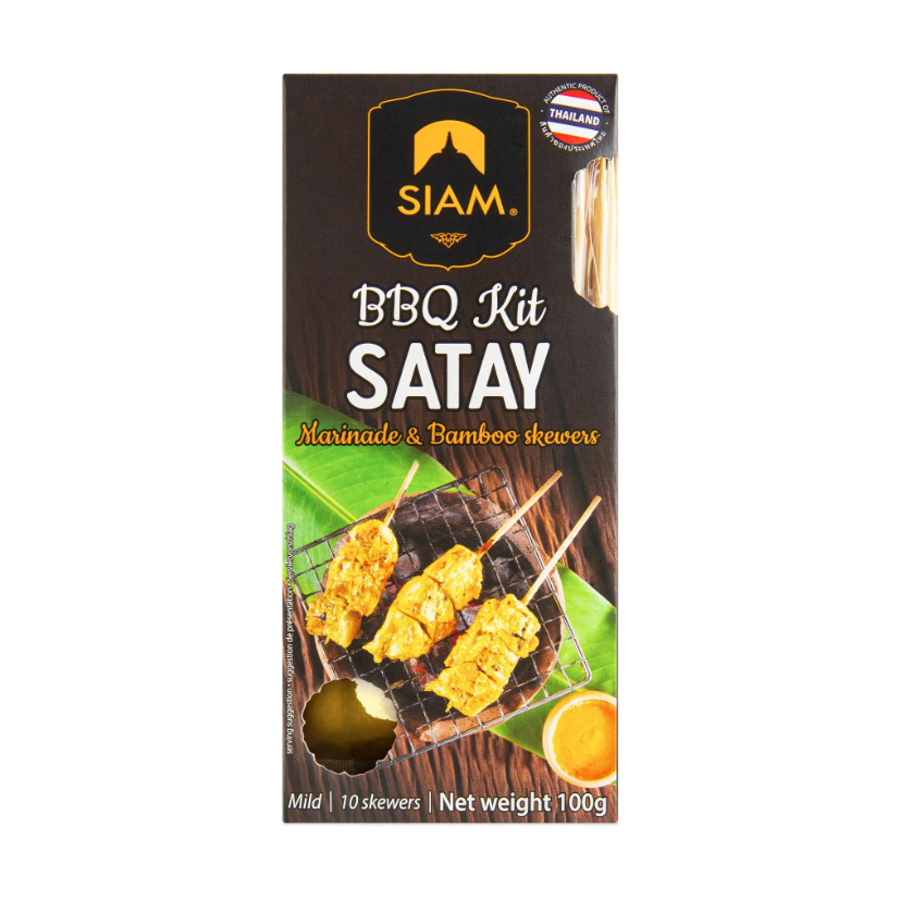 Siam Satay BBQ Kit 100g – The Prickly Pineapple