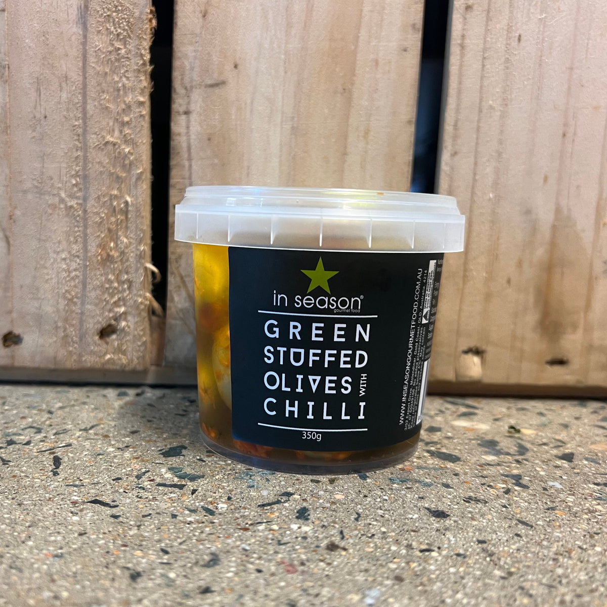 In Season Green Stuffed Olives with Chilli 350g – The Prickly Pineapple